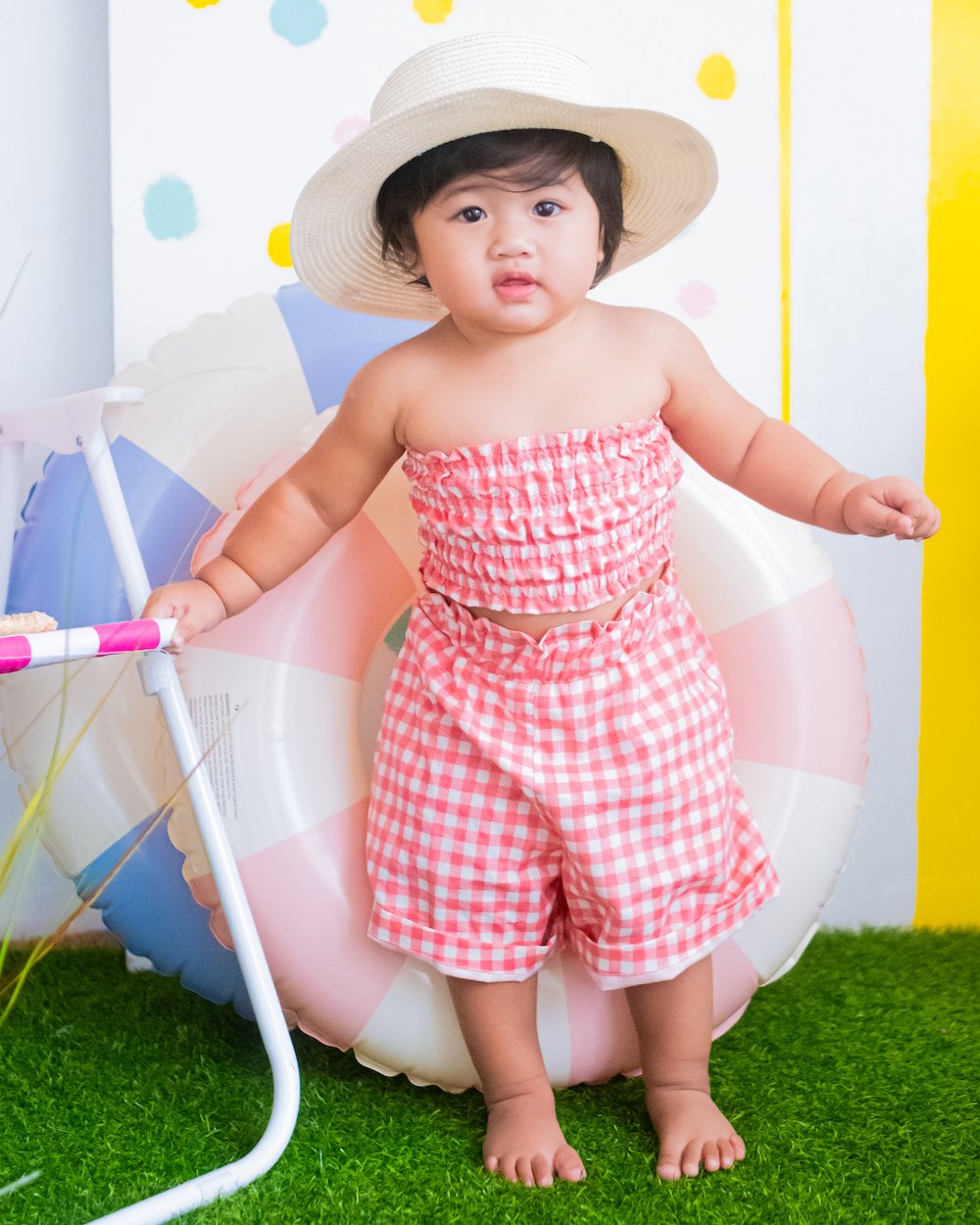 Summer Coords | Checkered Red - Little and Miss
